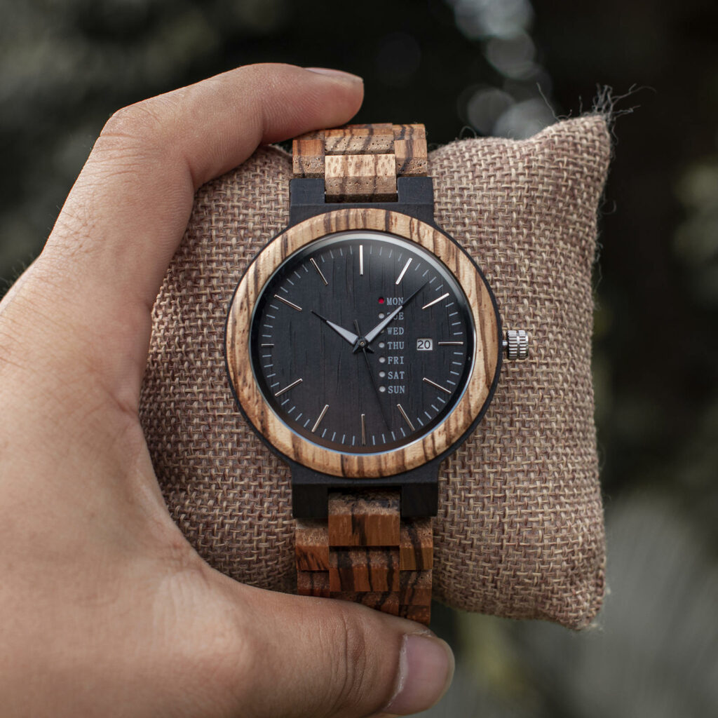 Zebra Wood Watch Show Date and Week 026-2 | BOBO BIRD