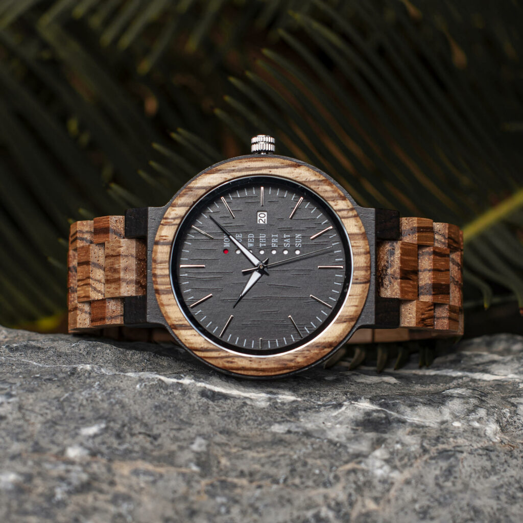 Zebra Wood Watch Show Date and Week 026-2 | BOBO BIRD