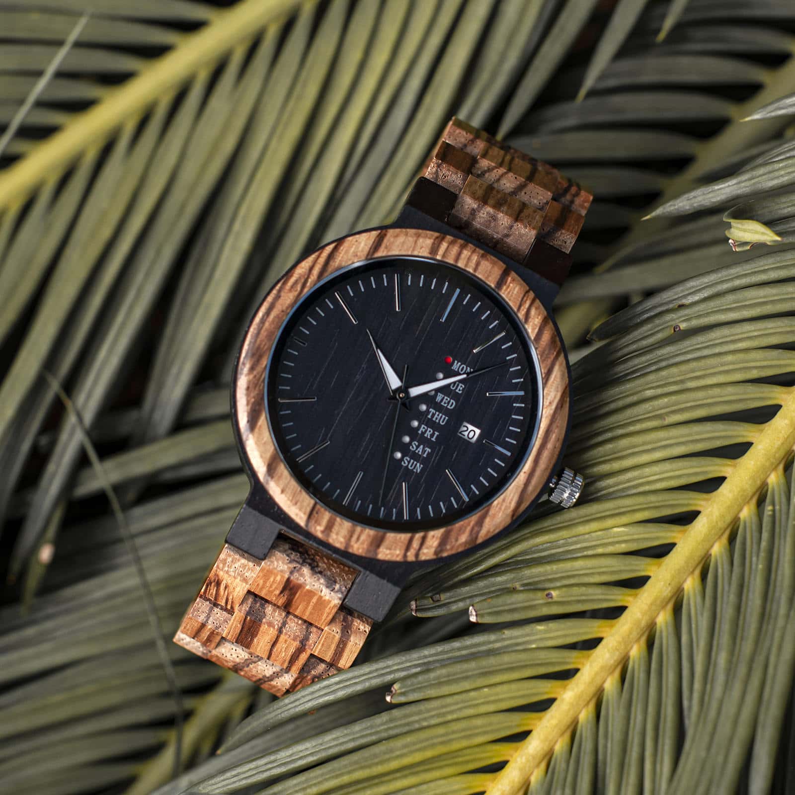 Zebra Wood Watch Show Date and Week 026-2 | BOBO BIRD