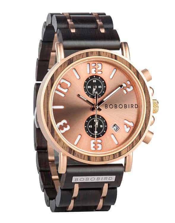 BOBO BIRD Men's Vintage Wooden Watches Handmade