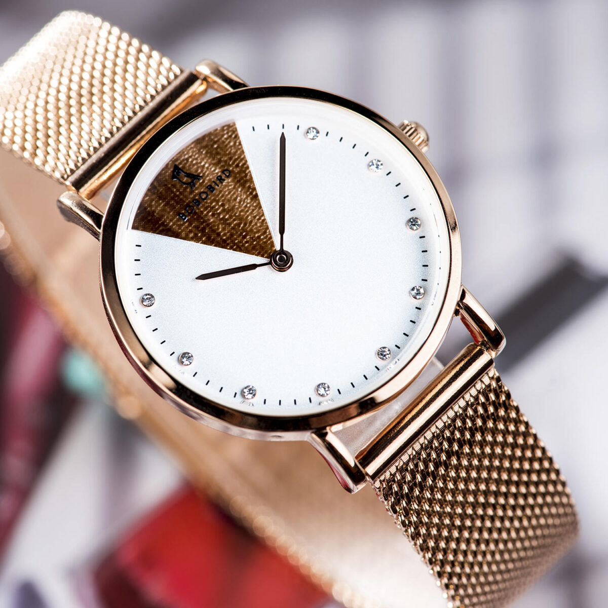 BOBO BIRD Men's Wood Watch Verawood & Handmade - Chronograph