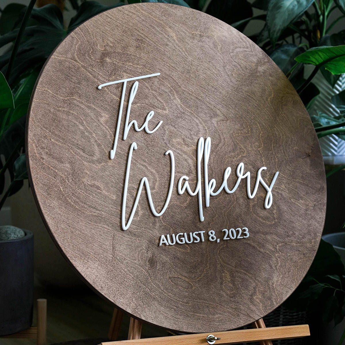 Custom Wood Wedding Sign - Wedding Guest Book Decor | BOBO BIRD