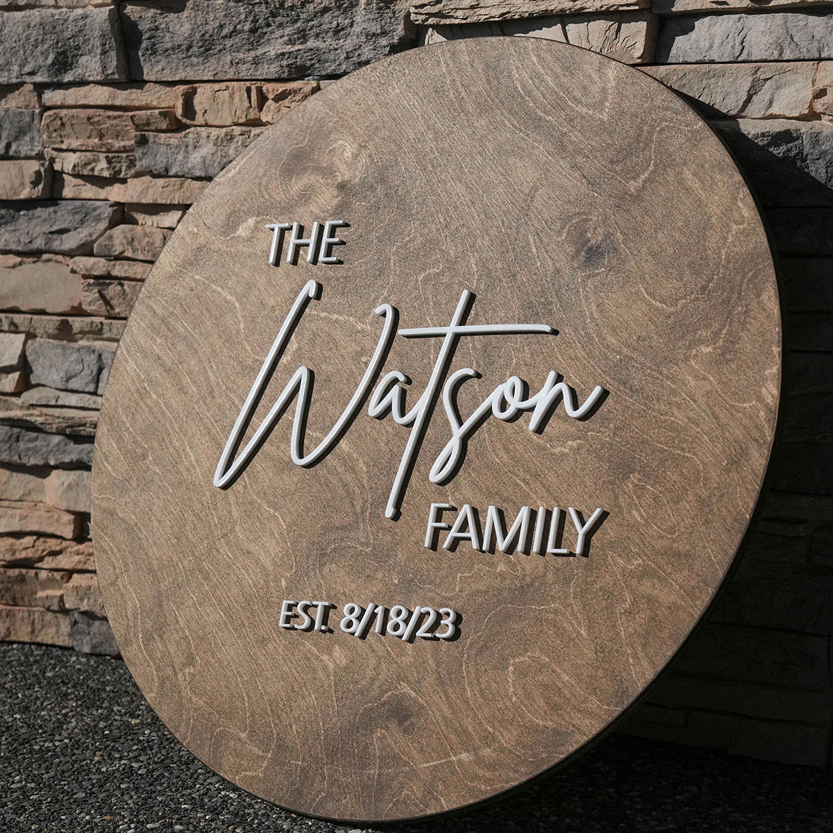 Custom Wood Wedding Sign - Wedding Guest Book Decor | BOBO BIRD