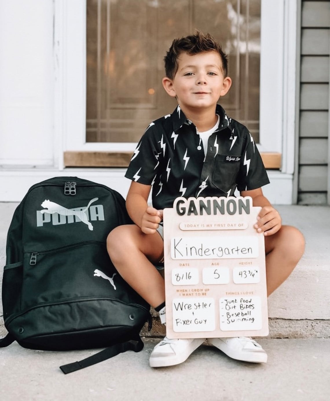 First Day of School Sign | BOBO BIRD