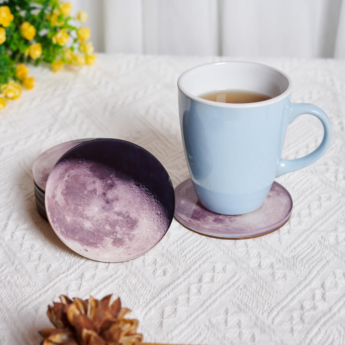 Personalized Moon Phase Coaster | BOBO BIRD