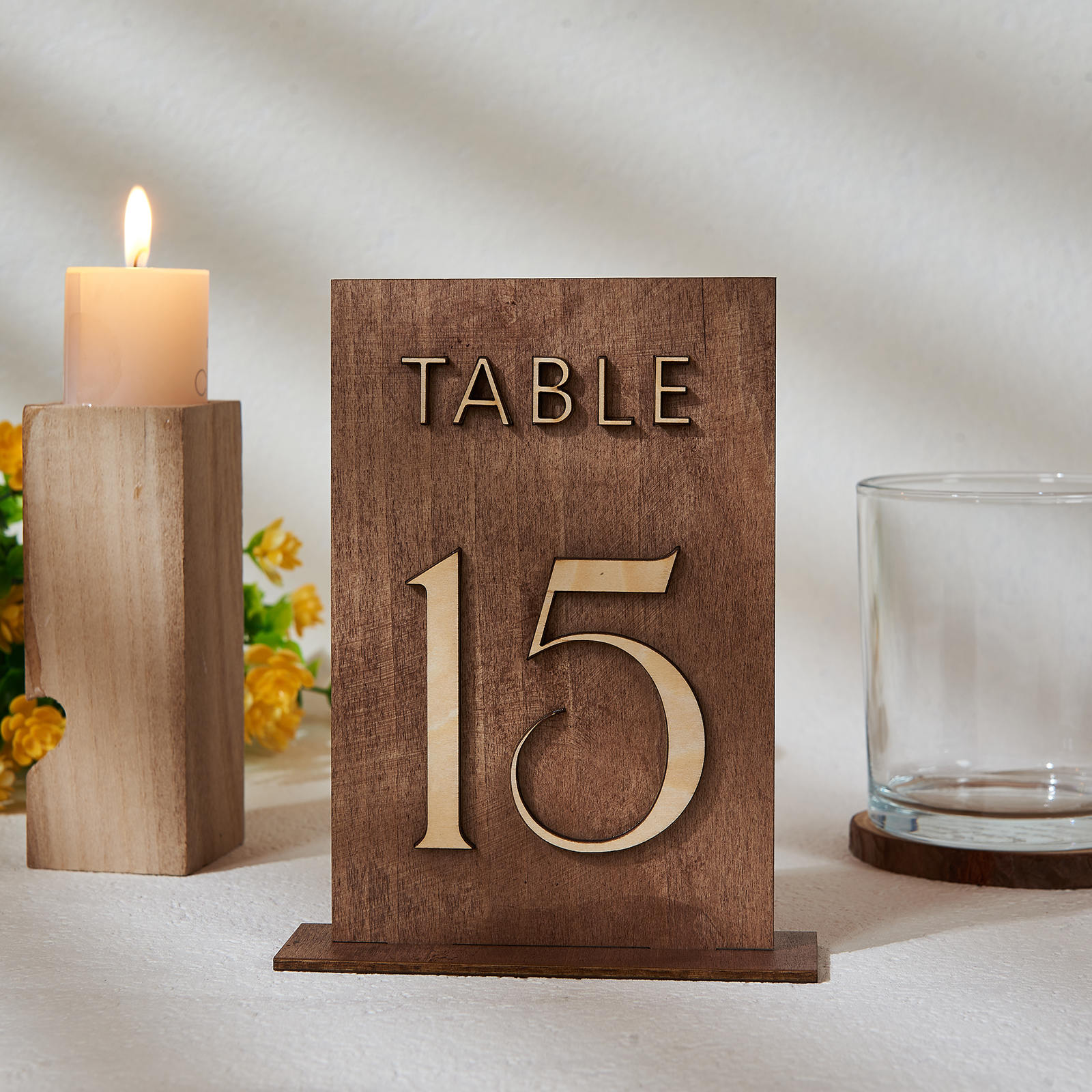 Custom Wedding Table Numbers | BOBO BIRD