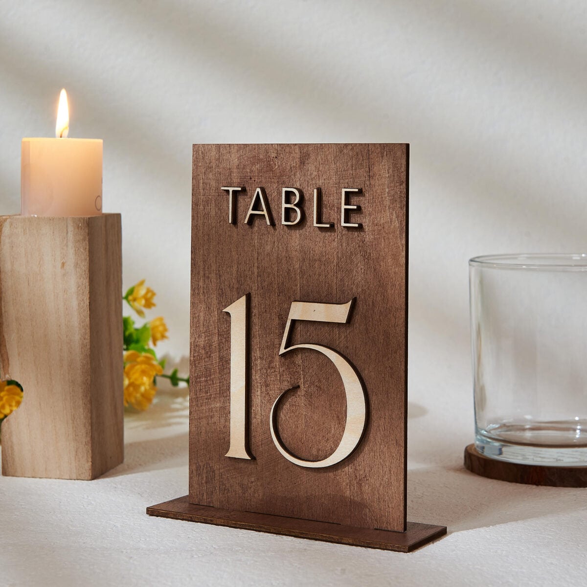Custom Wedding Table Numbers | BOBO BIRD